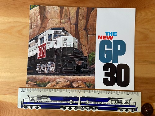 NOS 1961 EMD Electro Motive General Motors Locomotives GP30 GP- 30 ...