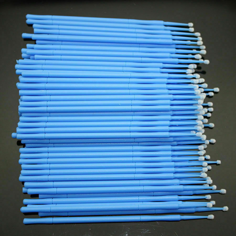 100X Dental Microbrush Disposable Bendable Applicators Tips Micro Brush ...