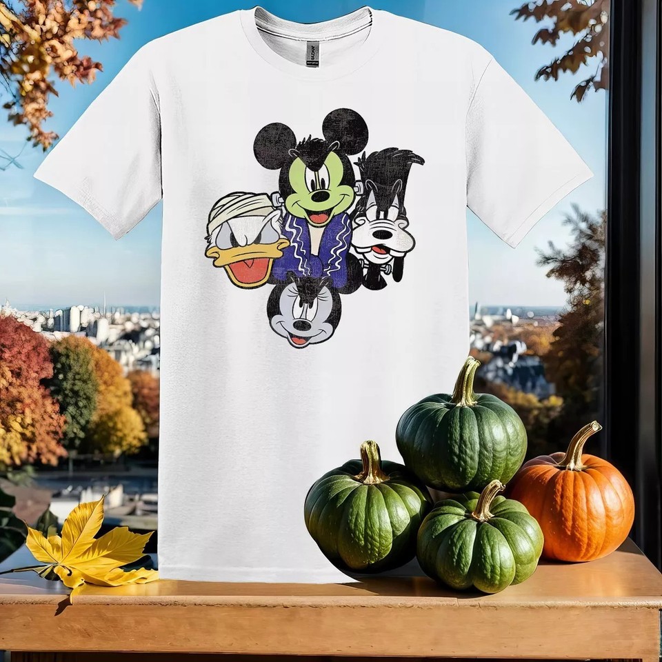 Disney Funny Mickey And Friends T-shirt Men Women Unisex | eBay