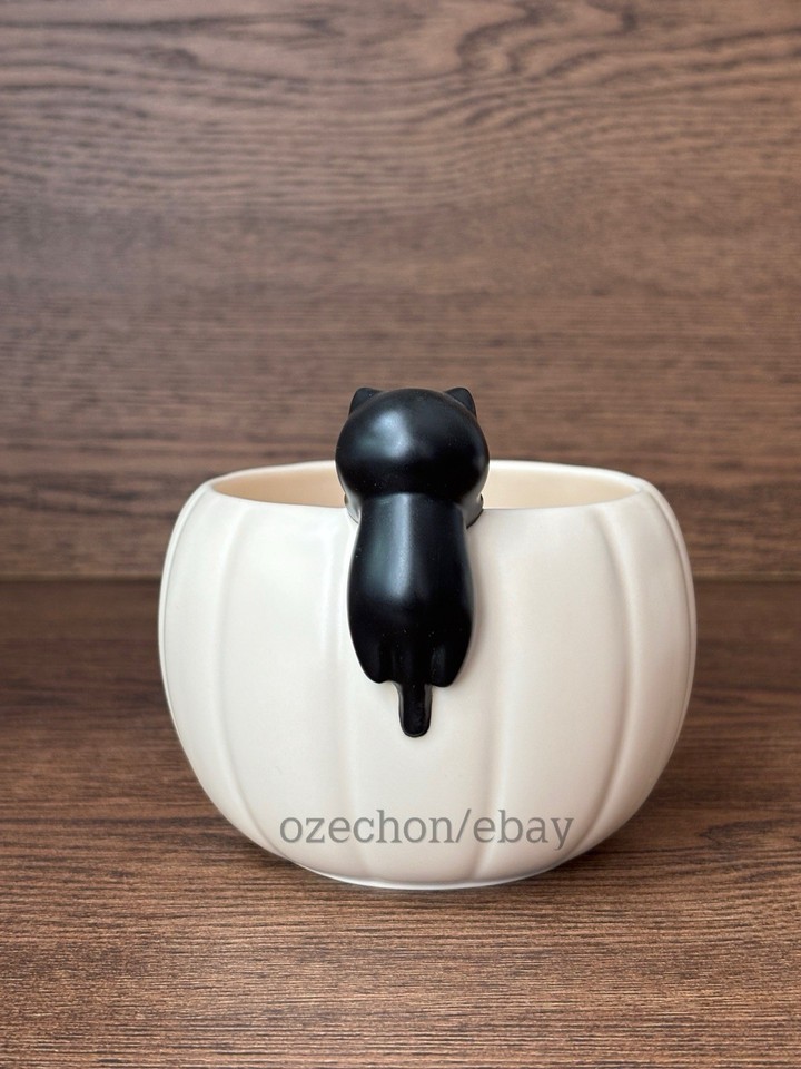 Starbucks Cat Mug Ceramic Europe UK Halloween 2025 Fall 12oz- FAST UPS ...