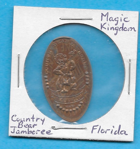COPPER NOT ZINC TENNESSEE BEAR COUNTRY BEAR JAMBOREE WDW PRESSED PENNY ...