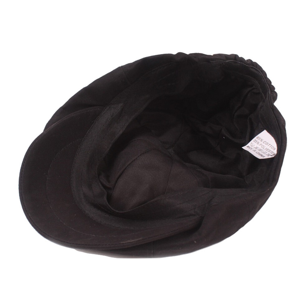 Men Solid Cotton Beret Newsboy Hat Golf Driving Cabbie Hats Flat Cap ...