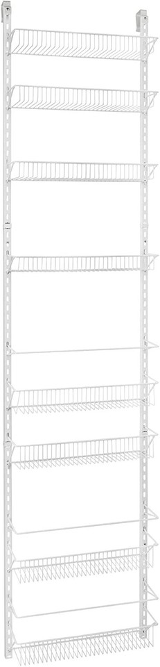 Adjustable Over the Door Storage Rack Organizer 8 Tier Shelf Kitchen ...