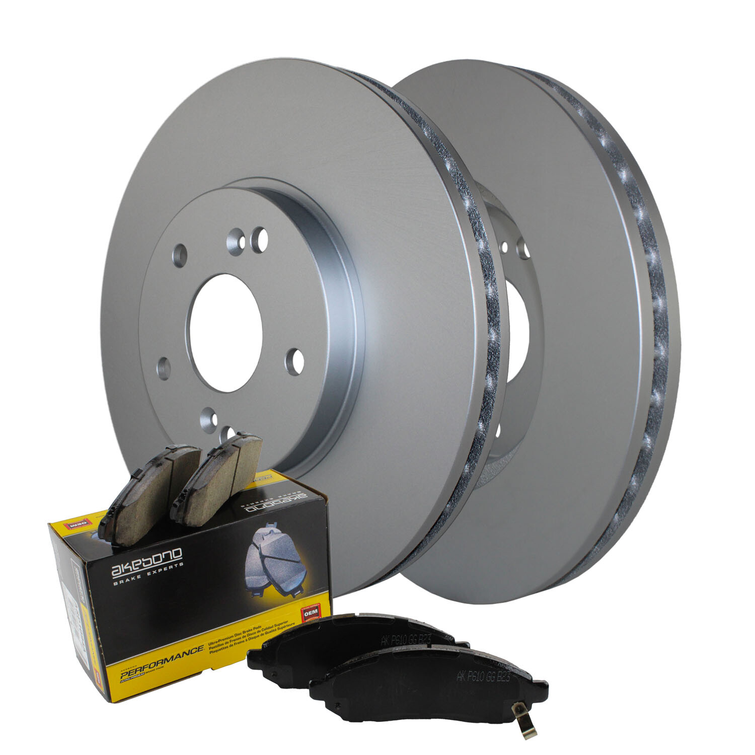 Front Brake Kit 300mm Rotors Akebono Performance Ceramic Pad For Honda ...