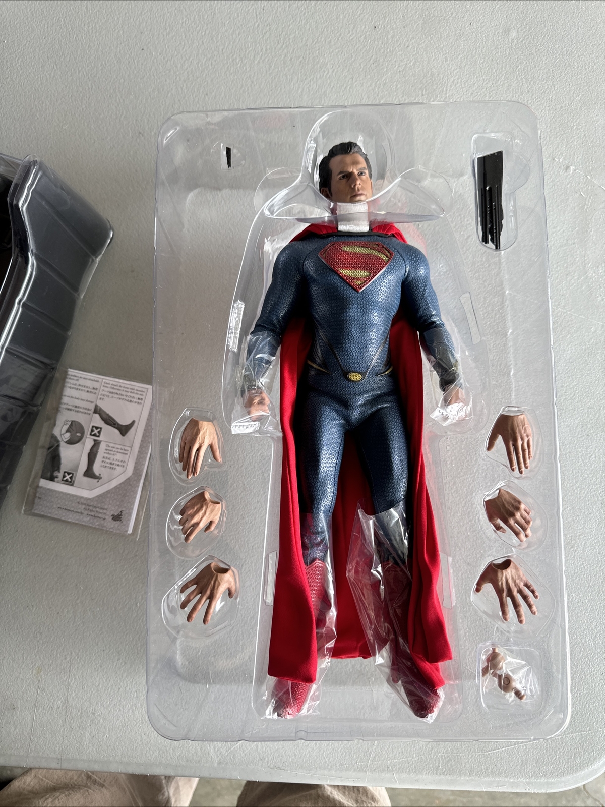 Hot Toys Superman Man of Steel MMS200 1/6th Scale Action Figure | eBay
