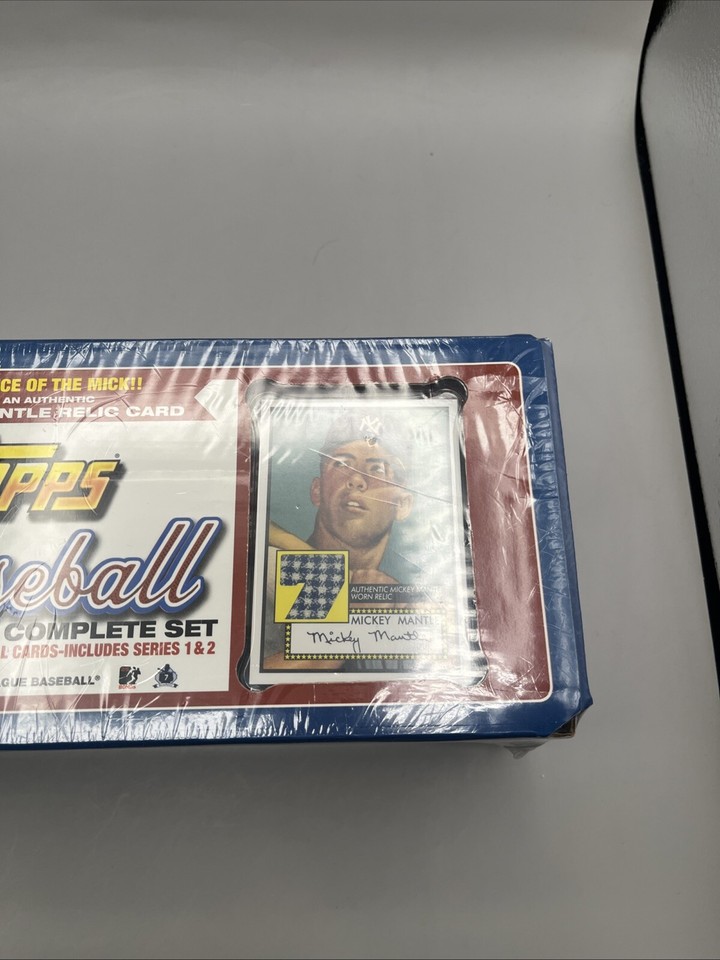 2006 Topps Baseball Complete Factory Sealed Set MICKEY MANTLE RELIC ...