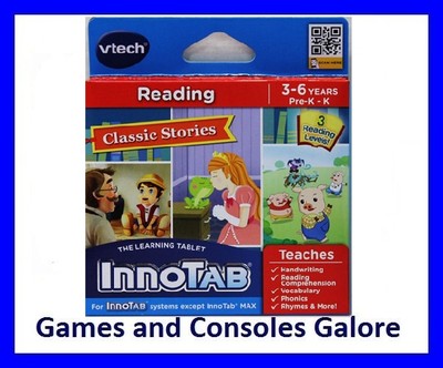 New!! Vtech InnoTab 2 Classic Reading Stories, Educational Game and E ...