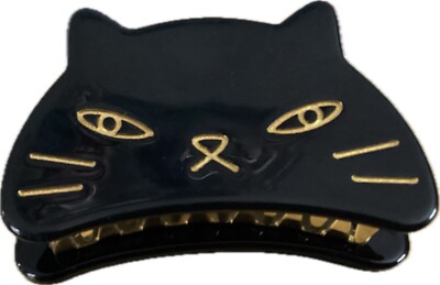 Large Black Cat Hair Clip | eBay