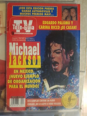 Magazine du Perou Télé Guia Michael Jackson Novembre 1993 | eBay
