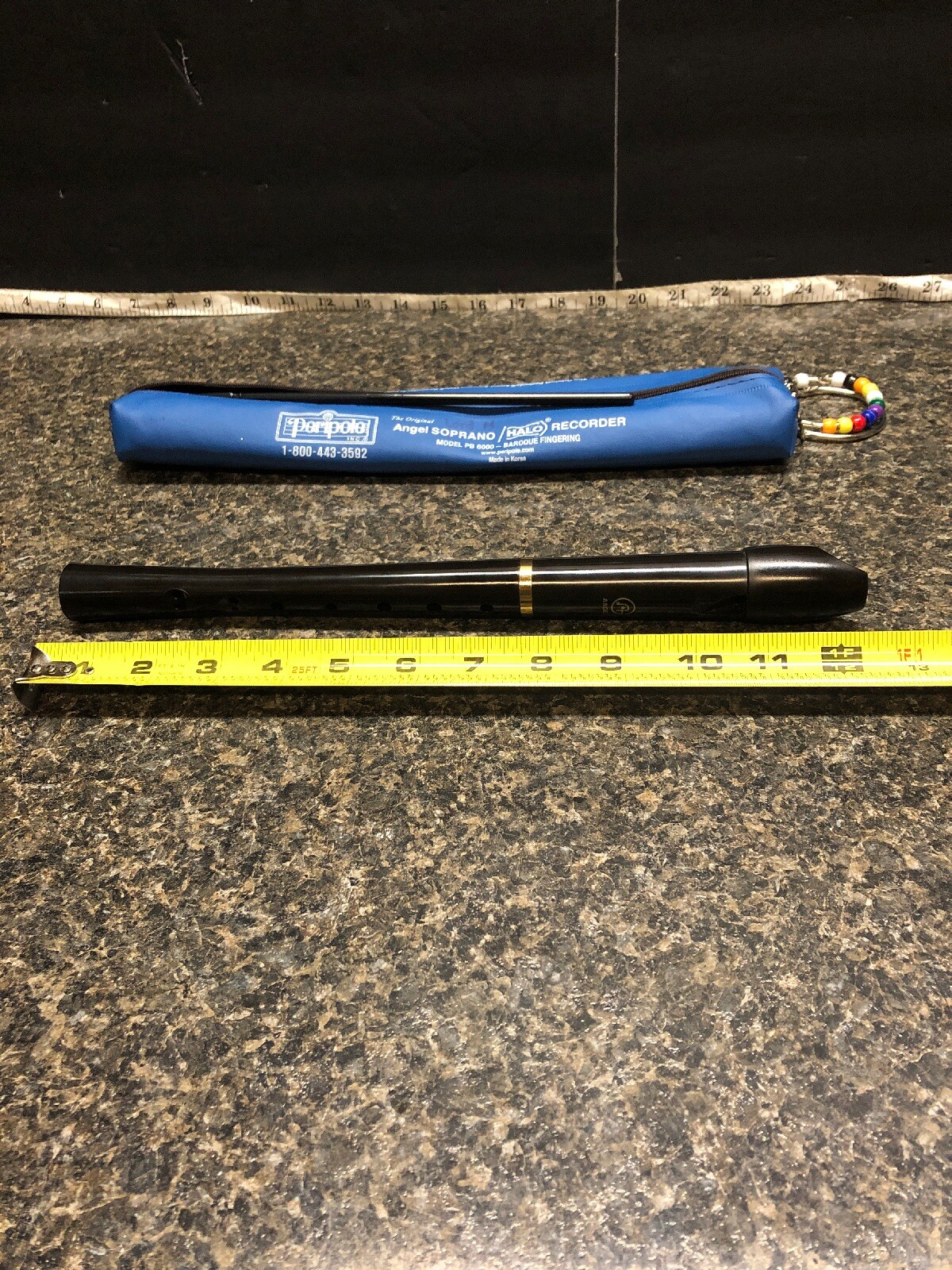 Peripole PB-6000 Angel Soprano Halo Recorder Flute 12-1/2 Inches with ...