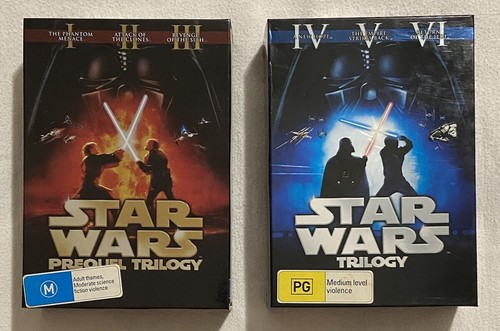 Star Wars Trilogy I, II, III, IV, V, VI Limited Edition DVD Box Sets ...