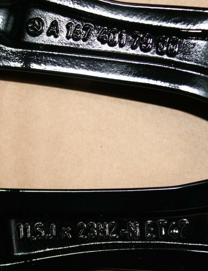 2020 MERCEDES GLS580 23x11.5 23" OEM WHEEL RIM 85812 A1674017800 ...