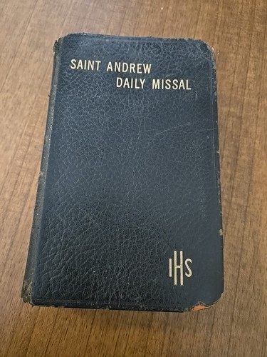 Vintage Saint Andrew Daily Missal Dom Gaspar Lefebvre 2nd print 1957 | eBay