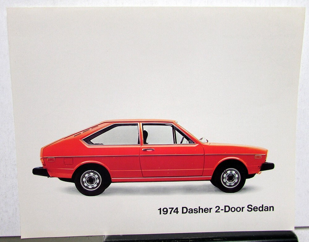 1974 VW Volkswagen Dasher 2-Door Sedan Spec Sheet | Paper | Volkswagen