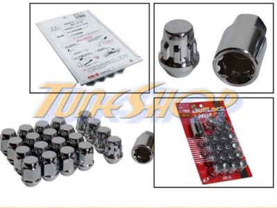 KICS 20 BULL LOCK 12X1.25 1.25 ACORN WHEELS RIM LOCK LUG NUTS CLOSE END ...