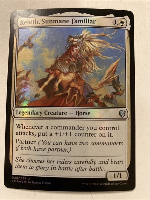 MTG Keleth, Sunmane Familiar Commander Legends 550 Foil Uncommon for ...