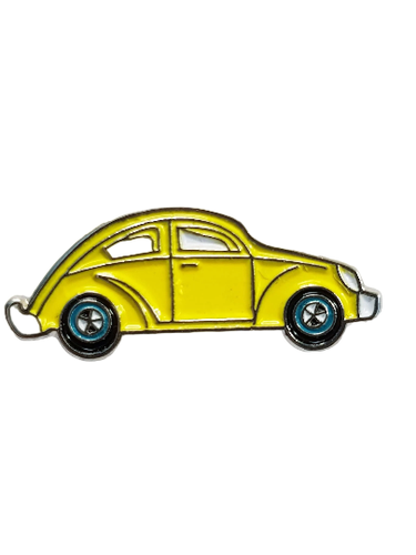 Yellow Beetle Car Pin Badge Lapel | eBay
