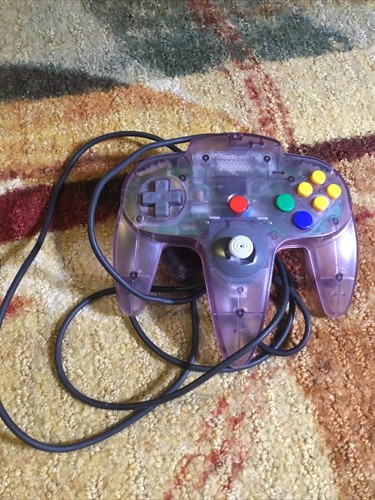 Nintendo 64 Atomic Purple Controller AUTHENTIC OEM N64 NUS-005 | eBay