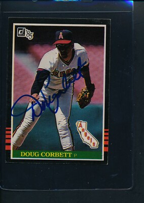 1985 Donruss #474 Doug Corbett Angels Signed Auto *49717 | eBay