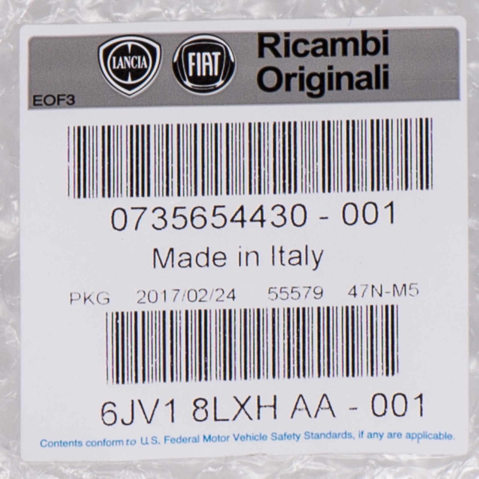 16-18 FIAT 500X InteriorOR CENTER B PILLAR LOWER TRIM LEFT SIDE OEM NEW ...