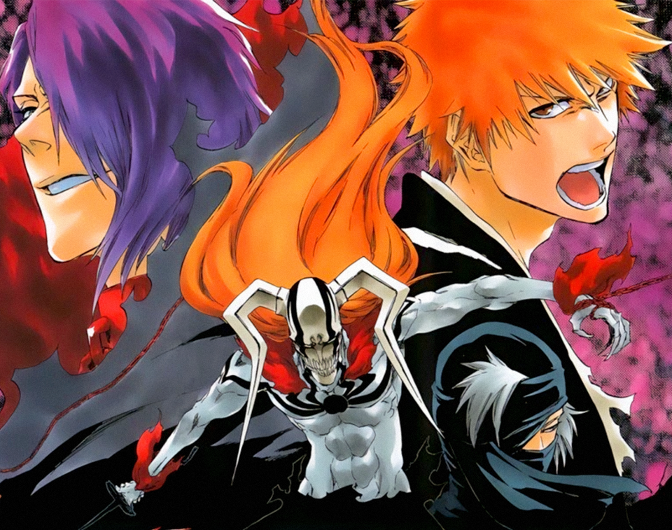 Bleach Hell Verse Art by Tite Kubo - 11x17" Poster - Bleach anime blood ...