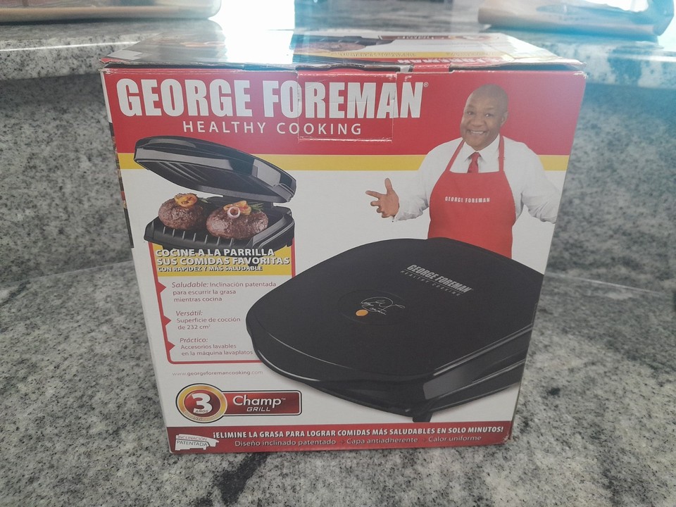 *New* George Foreman Champ Serving Grill GR10B 082846033732 | eBay