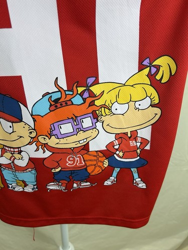 Rugrats Reptar Nickelodeon Red Tank Sz M | eBay