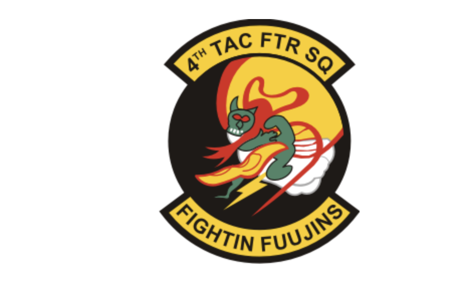 4" air force 4th tfs fightin fuujins bumper sticker decal usa made | eBay