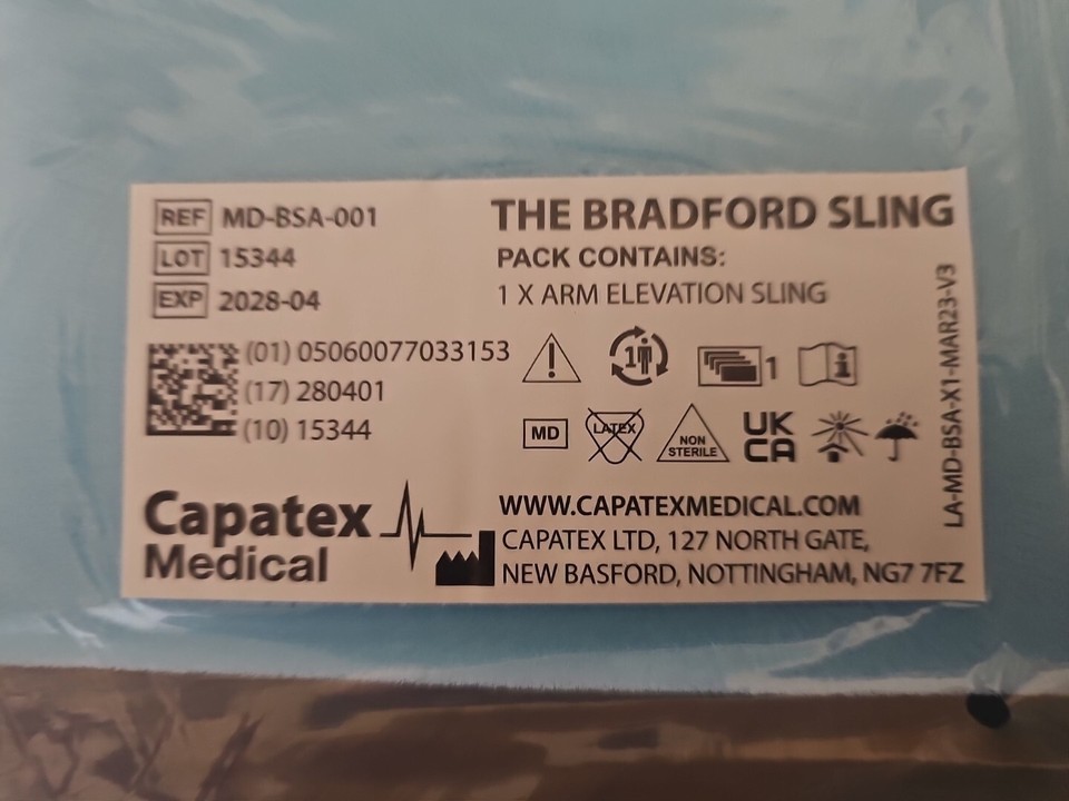 Capatex medical The Bradford Sling | eBay UK