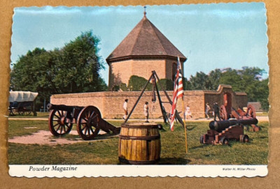 UNUSED POSTCARD - THE POWDER MAGAZINE, WILLIAMSBURG, VA. | eBay