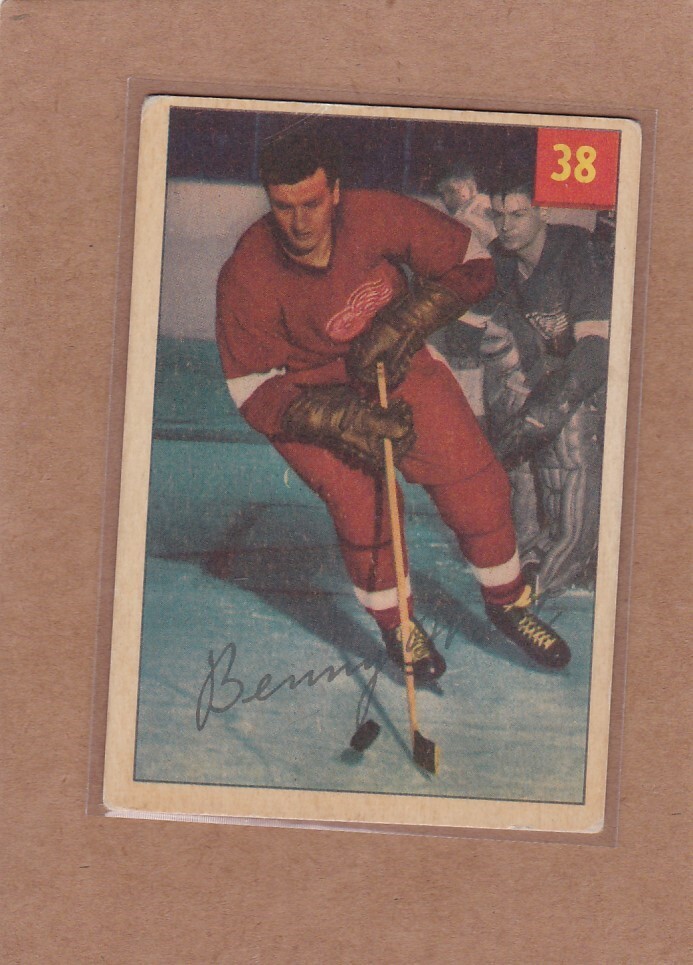 1954-55 PARKHURST HOCKEY BENNY WOIT #38 RED WINGS VG *A34987 | eBay
