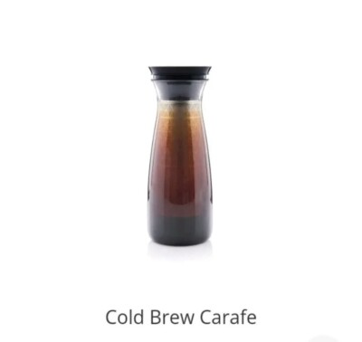 Tupperware Cold Brew Coffee Carafe Infuser Metal Filter 1.25 Qt 1.3 L ...