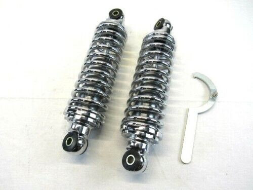 Aluminum 12" Coilover Shock Adj. Dampening 180lb Chrome Springs C21515 ...
