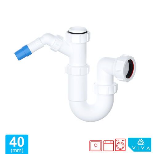 Kitchen Sink Waste Trap Single Appliance Spigot Washing Machine OR ...
