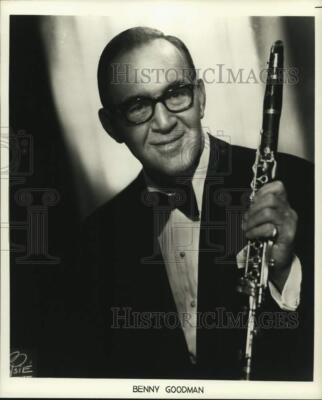 1976 Press Photo Musician Benny Goodman & clarinet - pix17785 | eBay