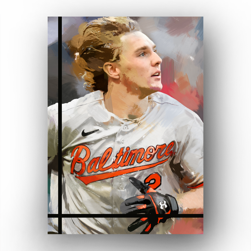 Gunnar Henderson #3 Sketch Card Limited 3/50 PaintOholic Signed | eBay