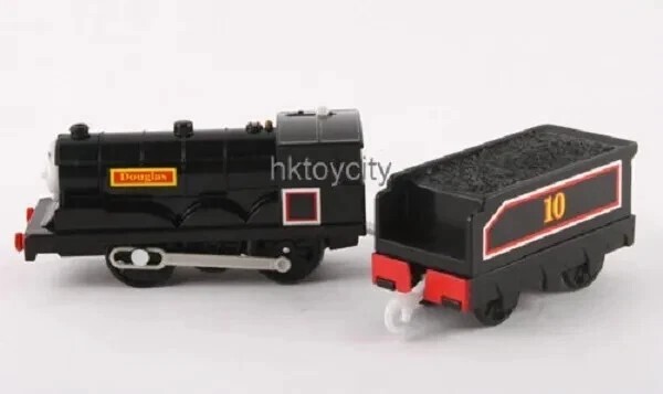 TRACKMASTER THOMAS BATTERY MOTORIZED TOY TRAIN- DOUGLAS + DONALD ...