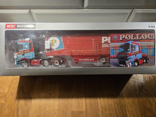 WSI Truck 1:50 Pollock Scotrans Renault T High unit with Curtainside ...