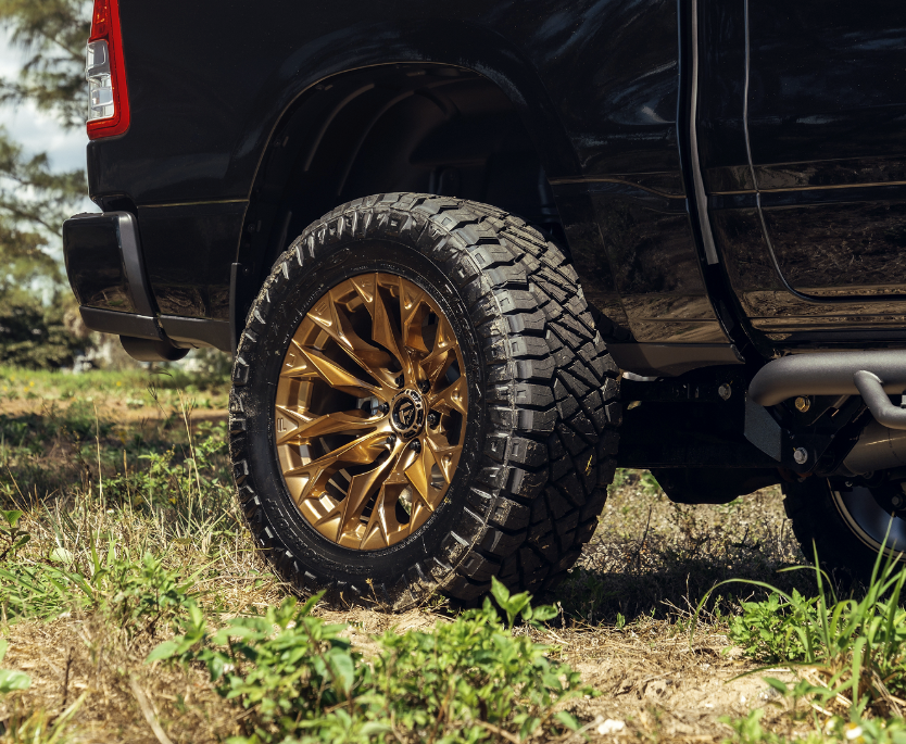 4 New 20" Fuel D805 Flame Platinum Bronze 20x10 8x6.5 Wheels Rims Ram ...