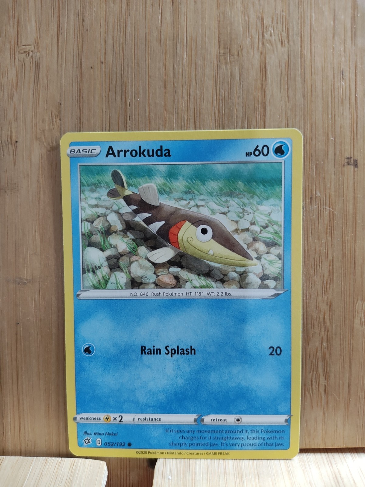 ARROKUDA🏆 052/192 Rebel Clash Common Pokemon Card🏆 | eBay UK