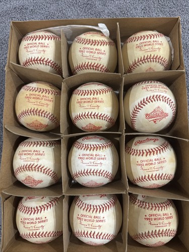 1992 World Series MLB Official Ball Toronto Blue Jays vs Atlanta Braves ...