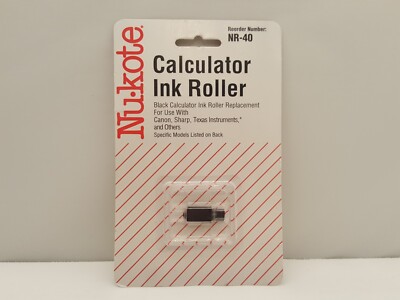 NUKOTE Calculator Ink Roller Replacement | Black | NR-40 | NEW | eBay