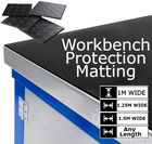 Workshop Bench Protector Rubber Mat Heavy Duty Garage Shed Greenhouse ...