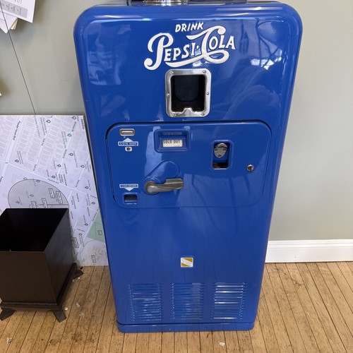 Restored Pepsi Machine ( Blue) Functions and Amazing | eBay