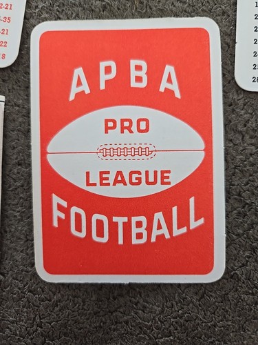 APBA Football Pro League Complete Set Of 30 Cards Green Bay Packers Of ...