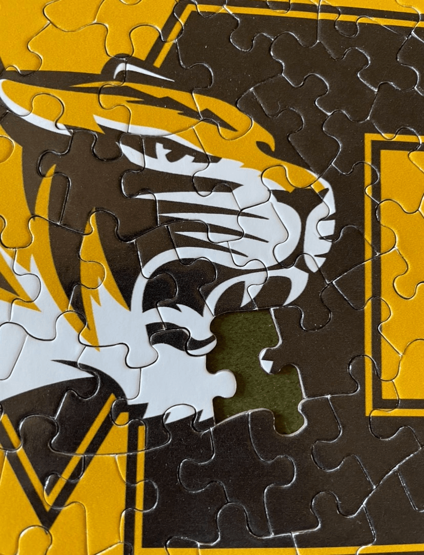 Missouri Mizzou Tigers Puzzle In Tin -1 Piece Missing | eBay