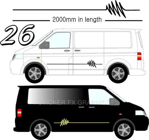 Graphic Decals Self Adhesive Vinyl Stickers Any Vehicle VW Campers ...