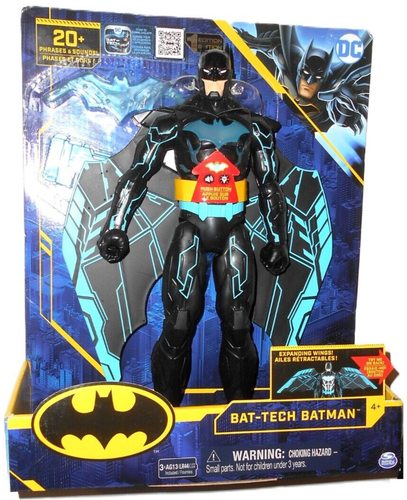 DC Universe Batman 12 inch BAT-TECH BATMAN spin master electronic light ...