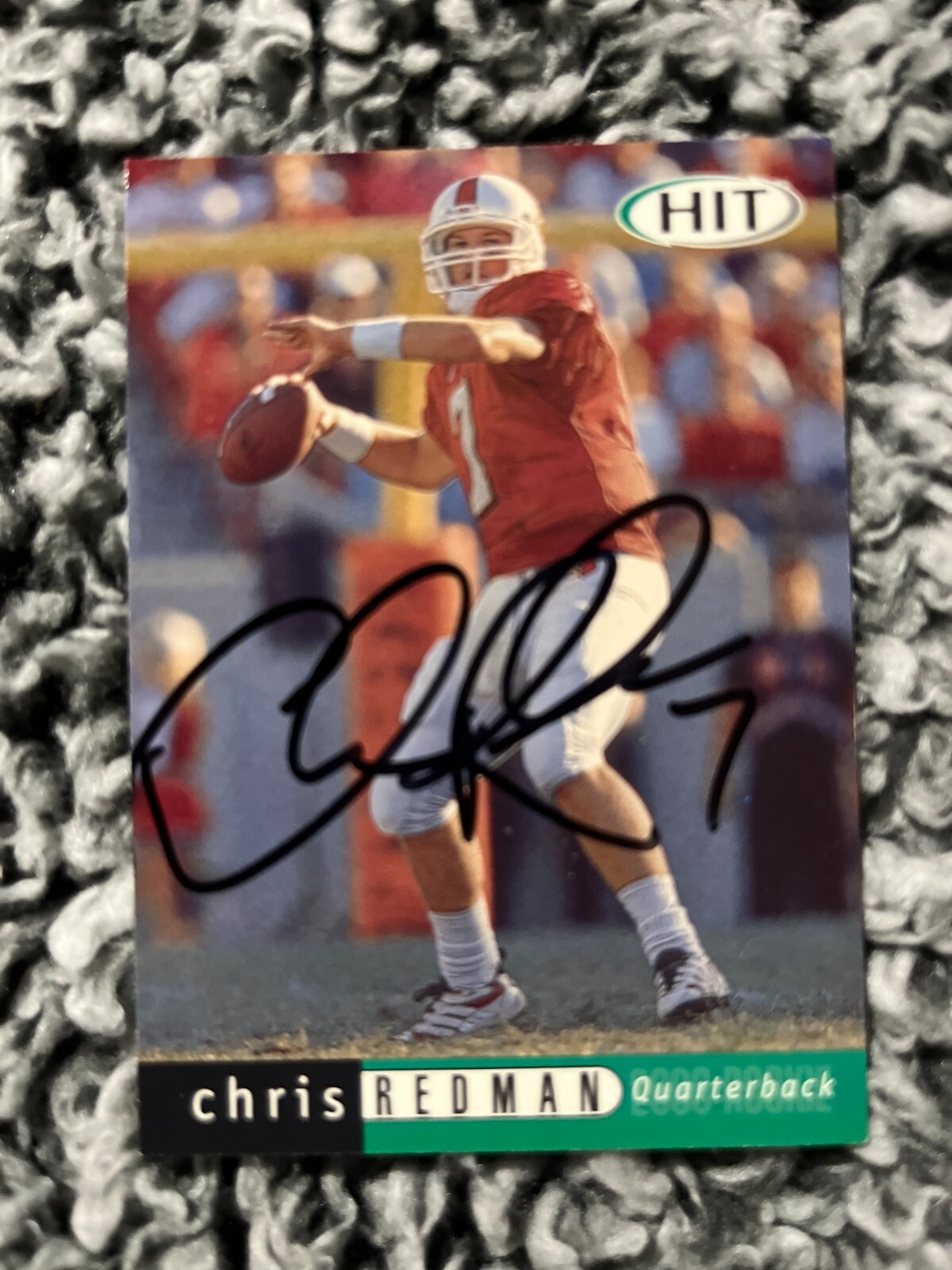 RAVENS CHRIS REDMAN SIGNED 2000 SAGE HIT #1 ROOKIE CARD | eBay