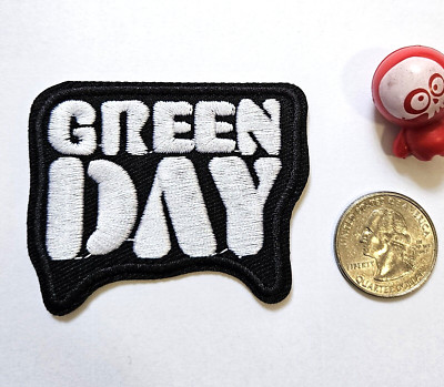 GREEN DAY PUNK ALT ROCK EMBROIDERED IRON-ON SEW-ON PATCH 2.5" X 2" FREE ...